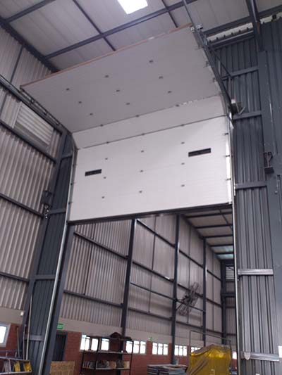 Stab-A-Load Richards-Wilcox residential and industrial sectional door.